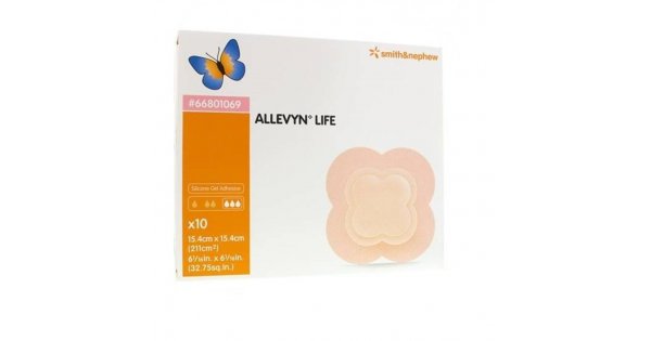 ALLEVYN LIFE 15,4CMX15,4CM10PZ