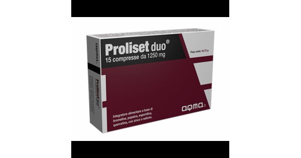 PROLISET DUO 15 COMPRESSE