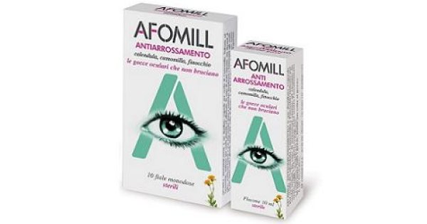 AFOMILL ANTIARROSSAMENTO GOCCE OCULARI 10 FIALE MONODOSE 0,5 ML