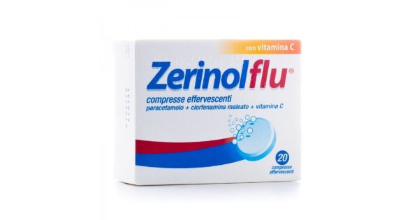 ZERINOLFLU 20 COMPRESSE EFFERVESCENTI